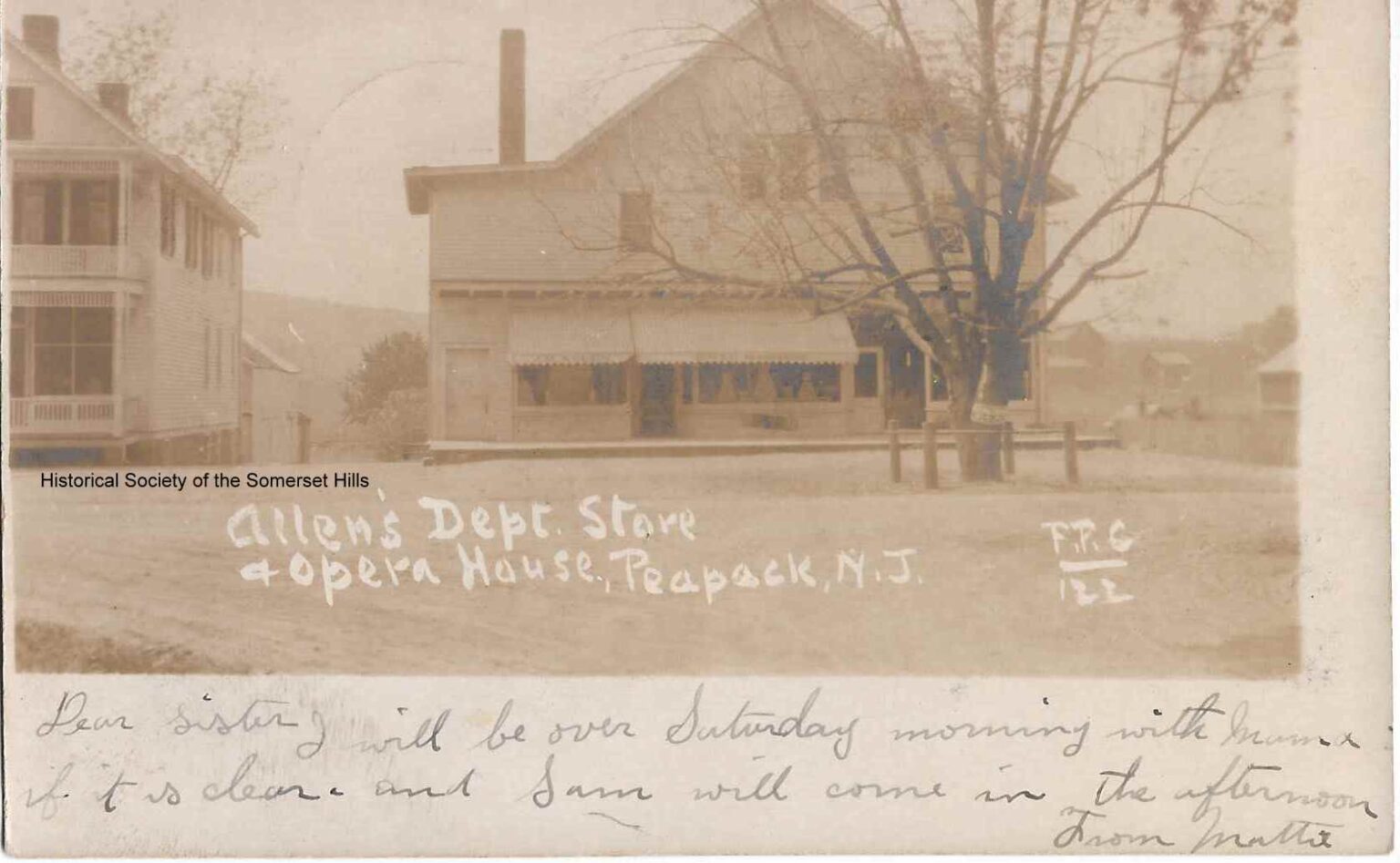 Peapack Postcard - The Official Site for The Historical Society of the ...