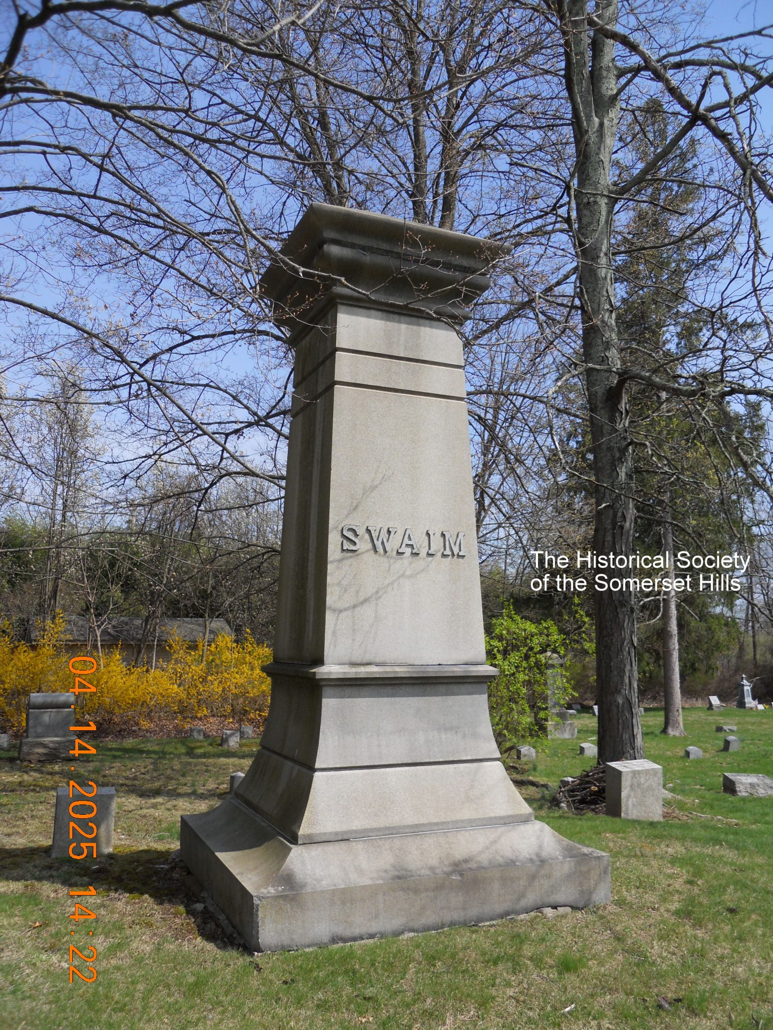 Swaim Family Monument - The Official Site for The Historical Society of ...