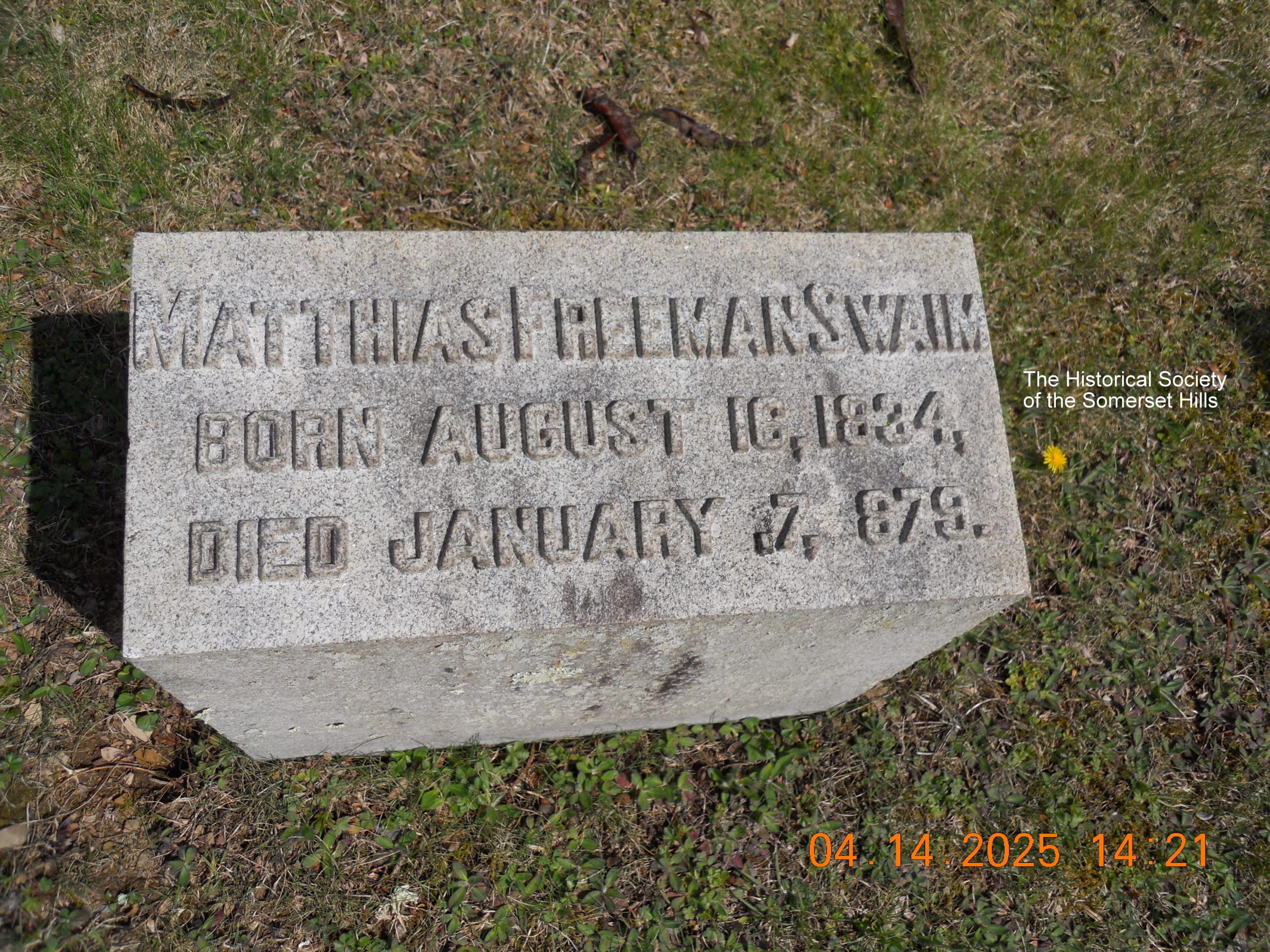 Swaim Family Monument - The Official Site for The Historical Society of ...